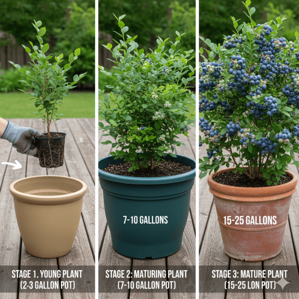 Best Pot Size For Blueberries: Sizing Guide - Gardening Tab